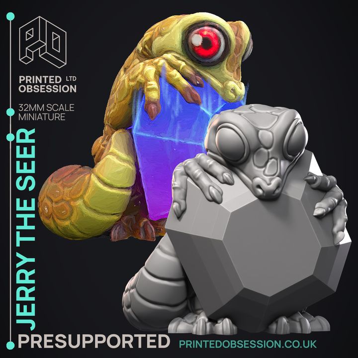 3D Printable Jerry The Seer - Almighty powerful creature - PRESUPPORTED ...