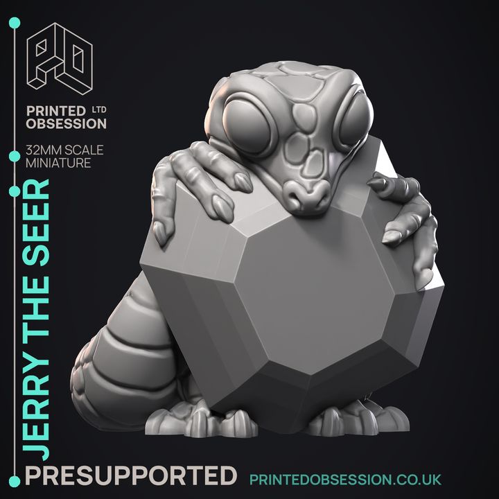 3D Printable Jerry The Seer - Almighty powerful creature - PRESUPPORTED ...
