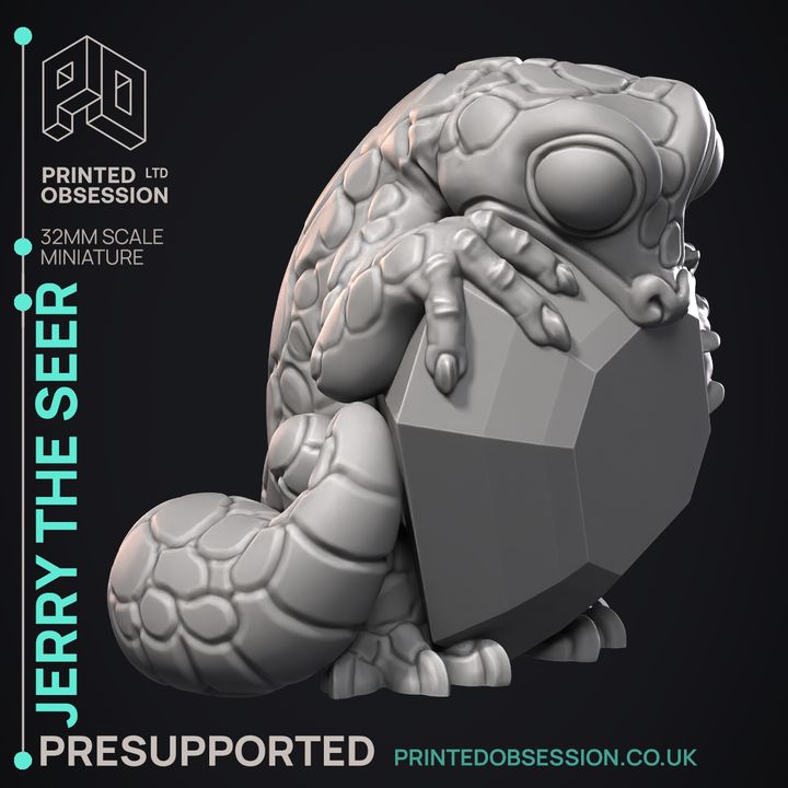 3D Printable Jerry The Seer - Almighty powerful creature - PRESUPPORTED ...
