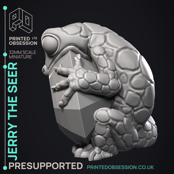 3D Printable Jerry The Seer - Almighty powerful creature - PRESUPPORTED ...