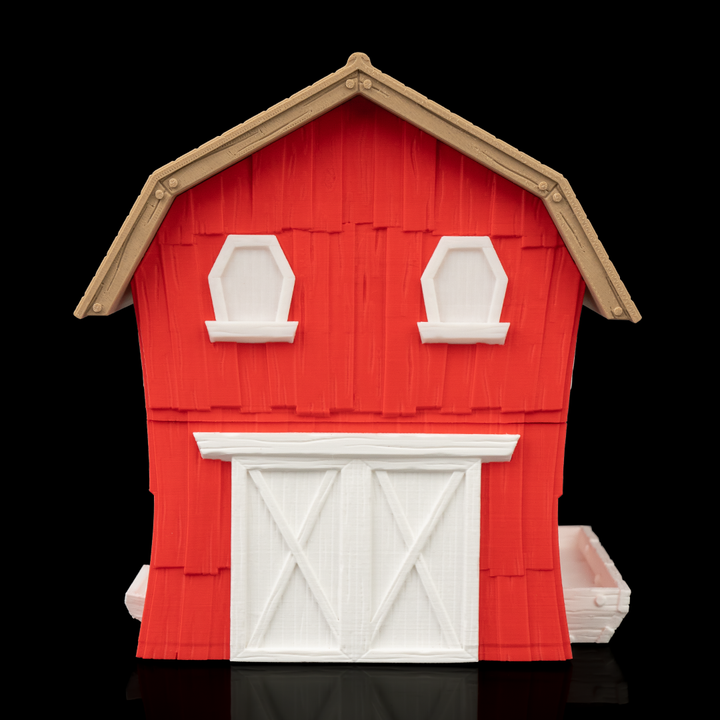 3D Printable Animal Barn Container by Stlflix
