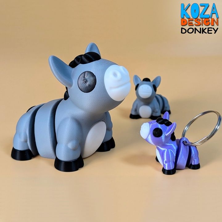 3D Printable DONKEY by Koza Design