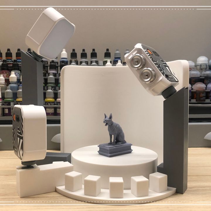 3D Printable MiniPhoto STUDIO - STL Files by Crab Miniatures