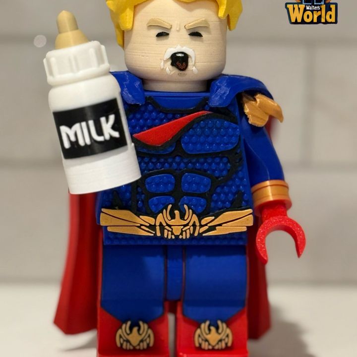 3D Printable Patriot Protector Brick by Walter's World 3D