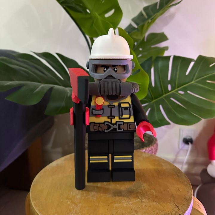 3D Print of Firefighter Heroes Four-Pack Brick by dirgo