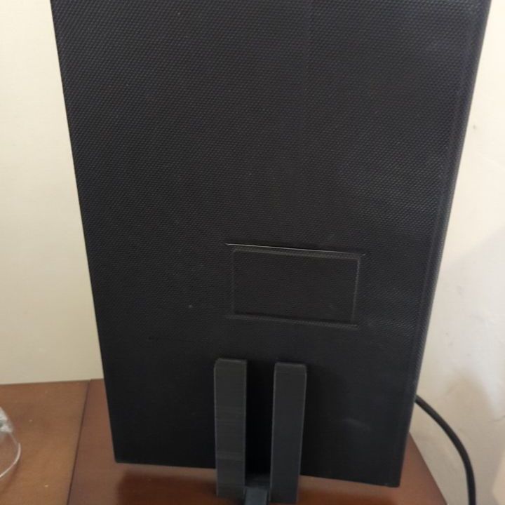 3D Printable Portable monitor stand (small, simple, and boxy) by Rudy