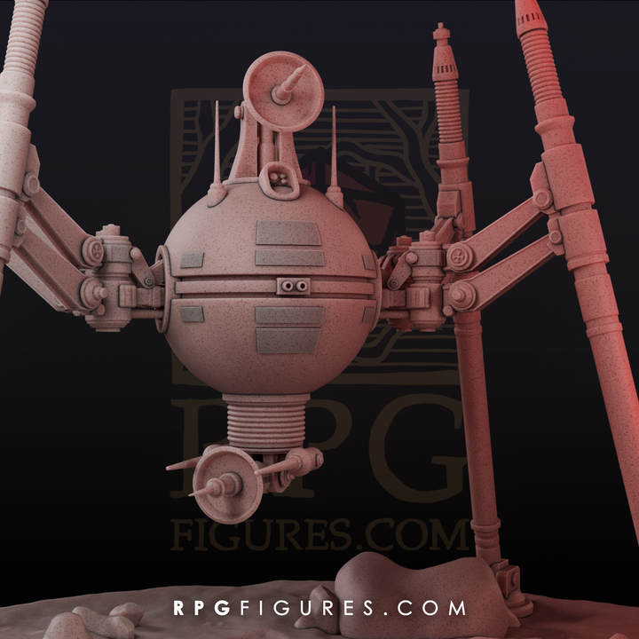 3D Printable Galactic Wars | OG Siege Walker by RPG Figures
