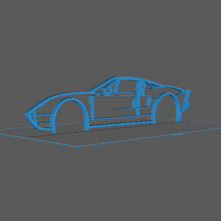 3D Printable Ford - GT by Paul Wust