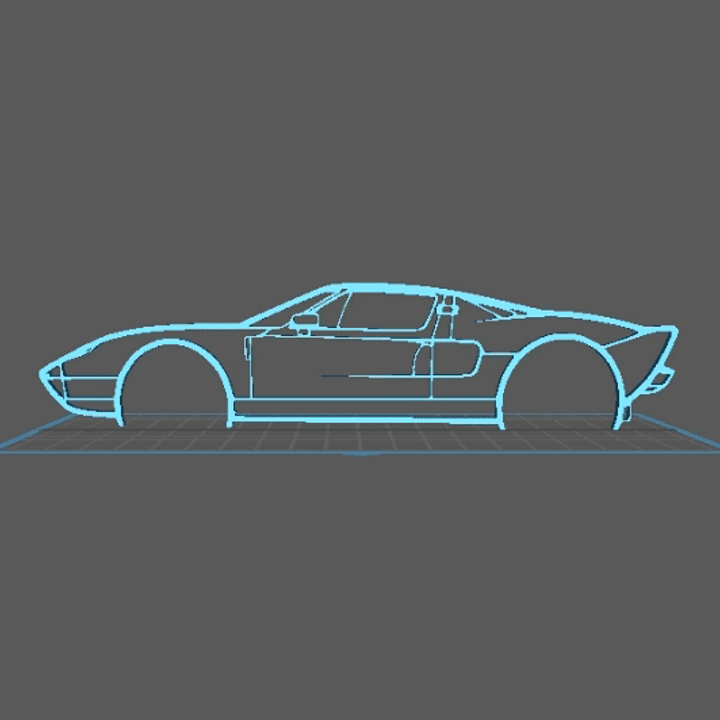 3D Printable Ford - GT by Paul Wust
