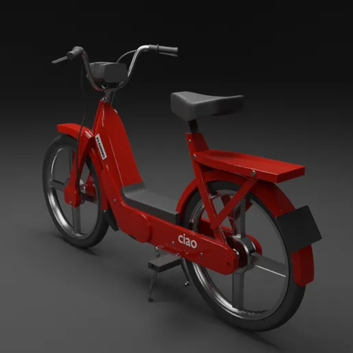 3D Printable Piaggio Ciao by Manos Liolios