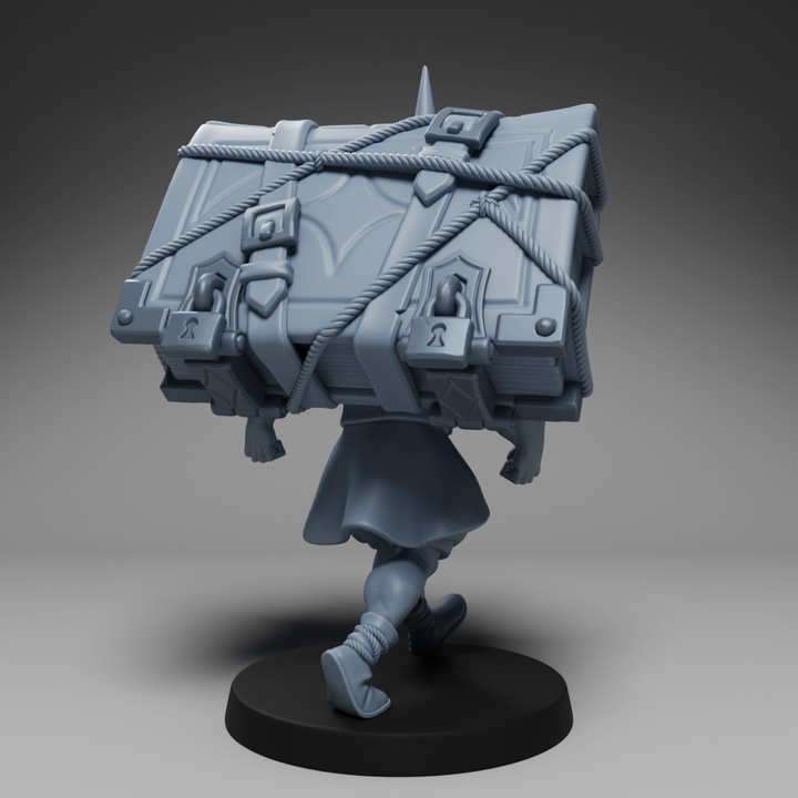 3D Printable Buff Book Wizard by Built Bird