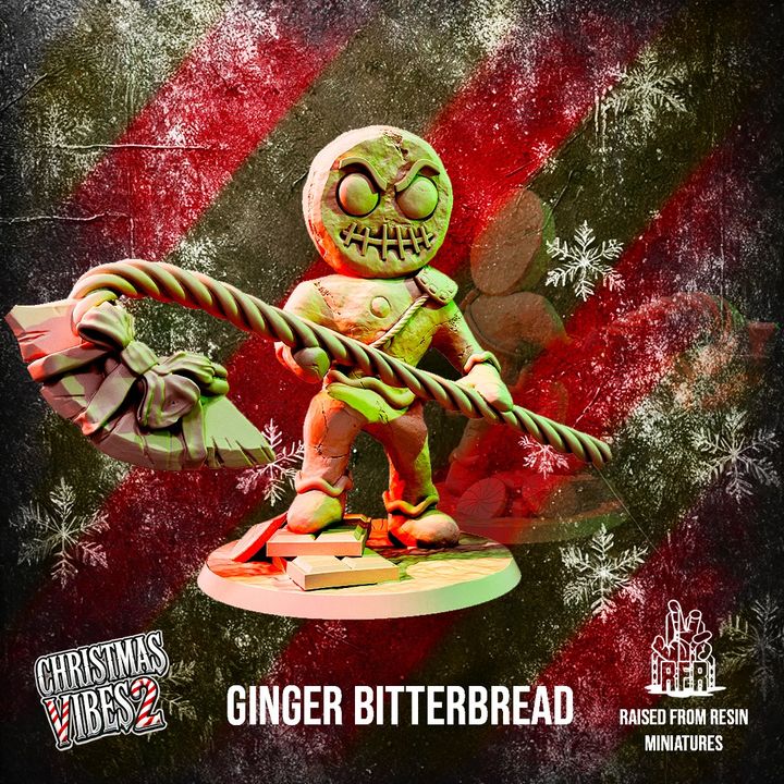 3D Printable The Gingerbread Squad - Tabletop miniatures (Pre-Supported ...