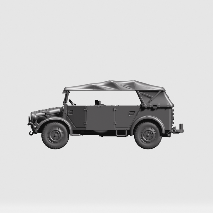 3D Printable Horch 108 Type 40 (open and closed) (Germany, WW2) by ...