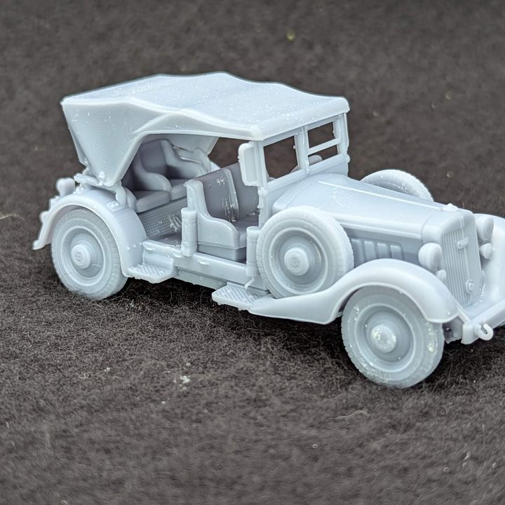 3D Printable Horch 830 R Kübelwagen (Germany, WW2) by Wargame3d