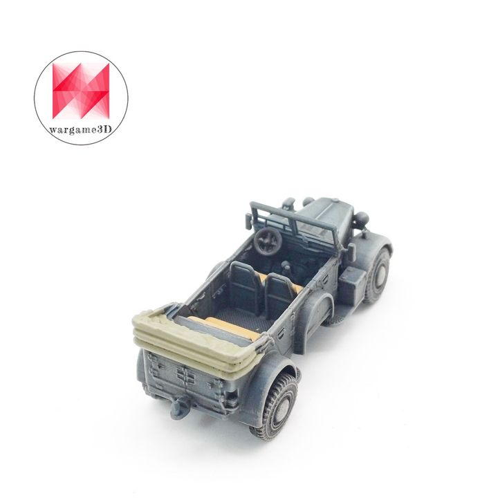 3D Printable Horch 901 (Kfz.15) (open and closed) (Germany, WW2) by ...