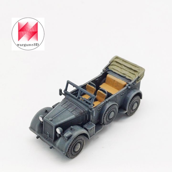 3D Printable Horch 901 (Kfz.15) (open and closed) (Germany, WW2) by ...