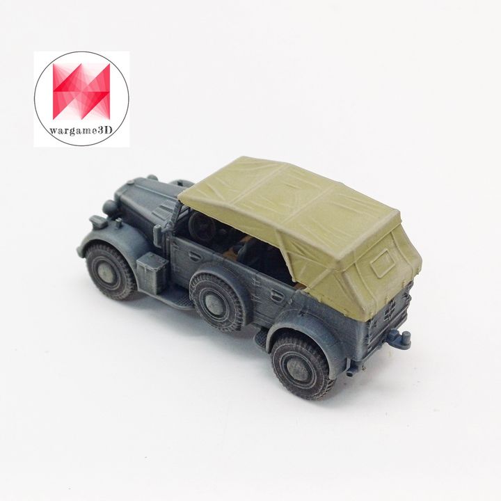 3D Printable Horch 901 (Kfz.15) (open and closed) (Germany, WW2) by ...