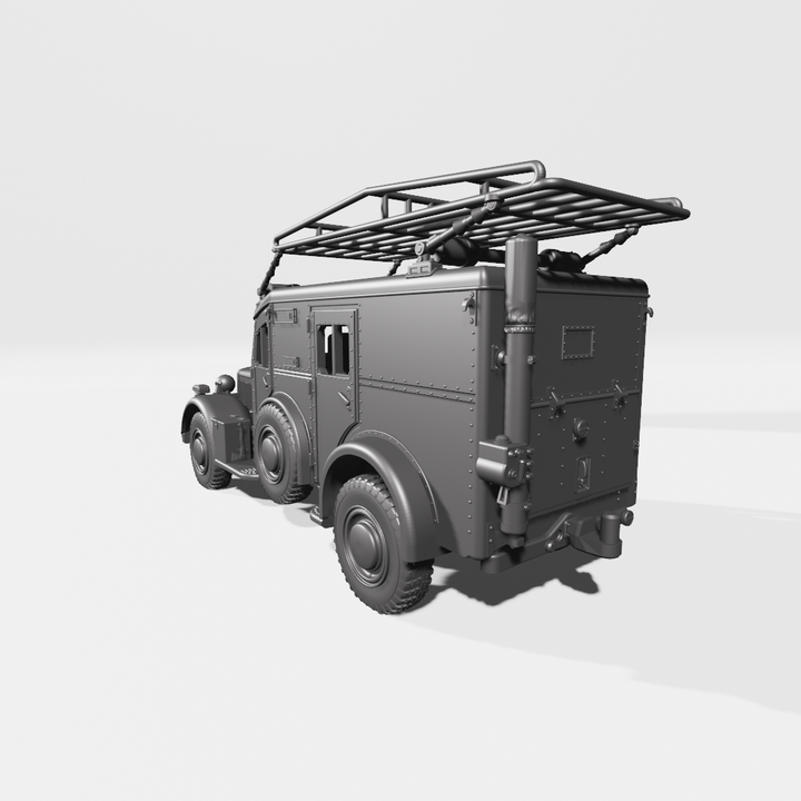 3D Printable Horch 901 Type 40 radio car (Kfz.17) (Germany, WW2) by ...