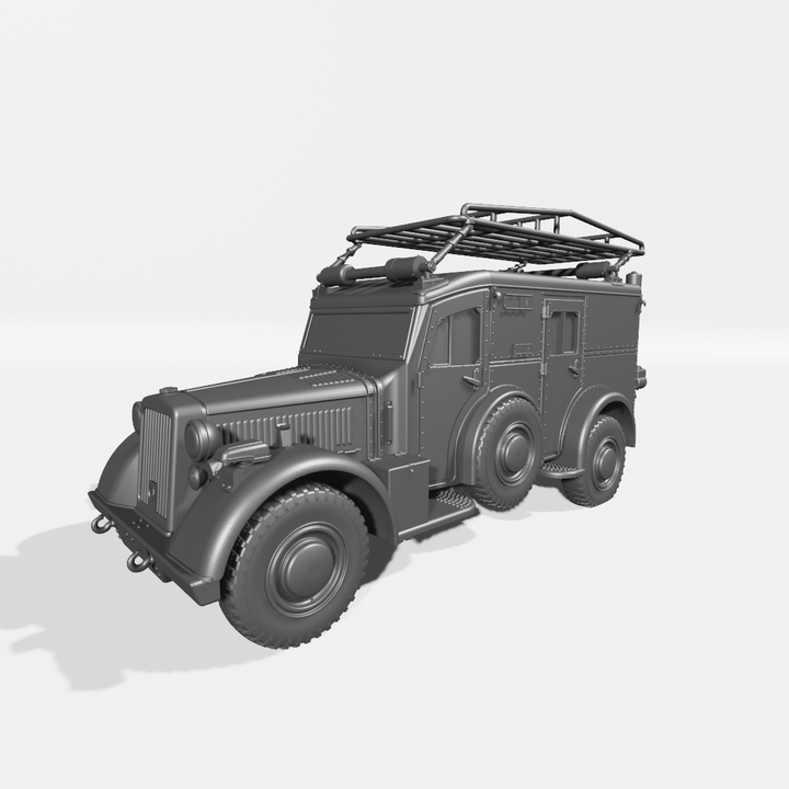 3D Printable Horch 901 Type 40 radio car (Kfz.17) (Germany, WW2) by ...