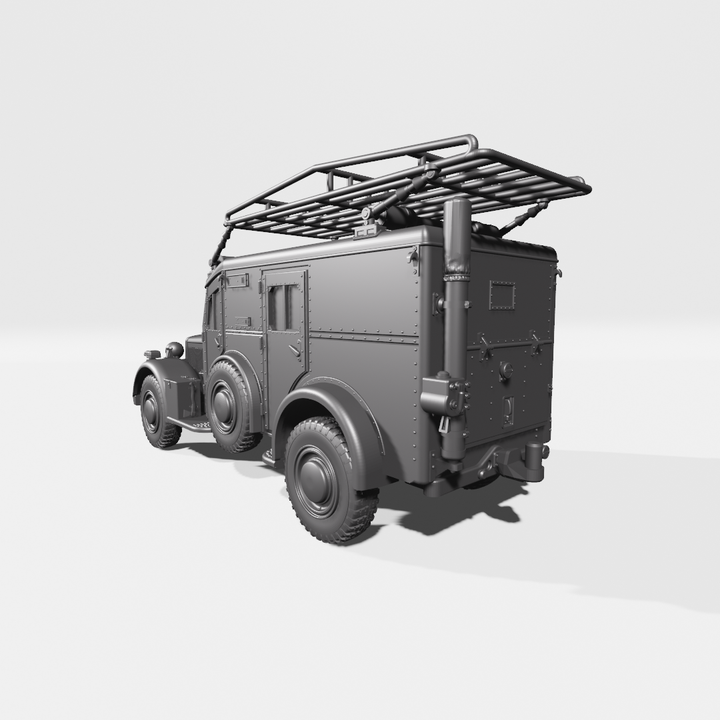 3D Printable Horch 901 Type 40 radio car (Kfz.17) (Germany, WW2) by ...