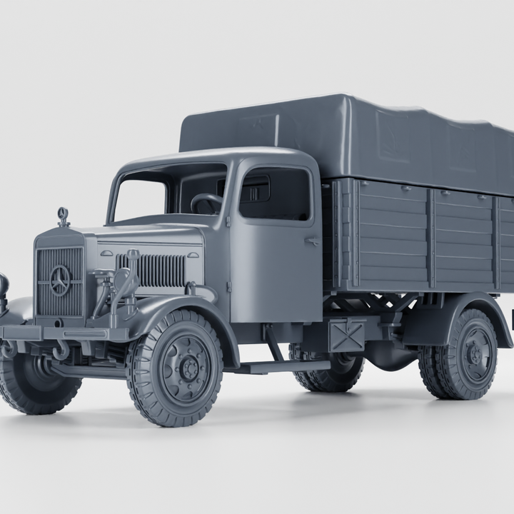 3D Printable Mercedes-Benz L3000 (4x2) Medium truck (Germany, WW2) by ...