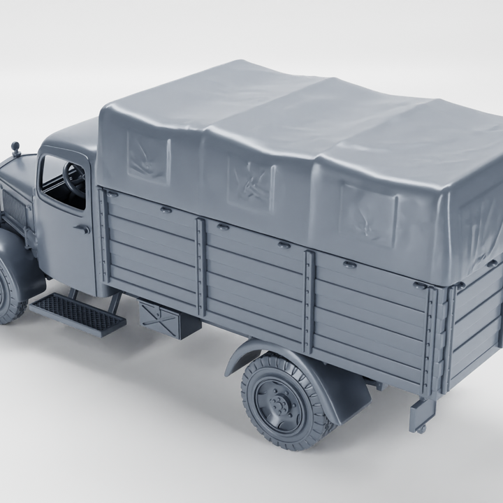 3D Printable Mercedes-Benz L3000 (4x2) Medium truck (Germany, WW2) by ...