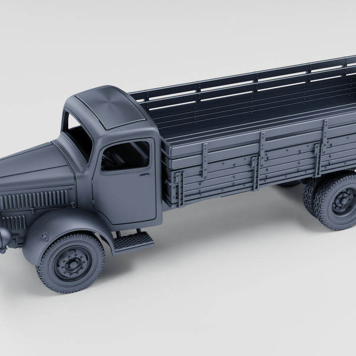 3D Printable Mercedes-Benz L4500 Heavy truck (Germany, WW2) by Wargame3d