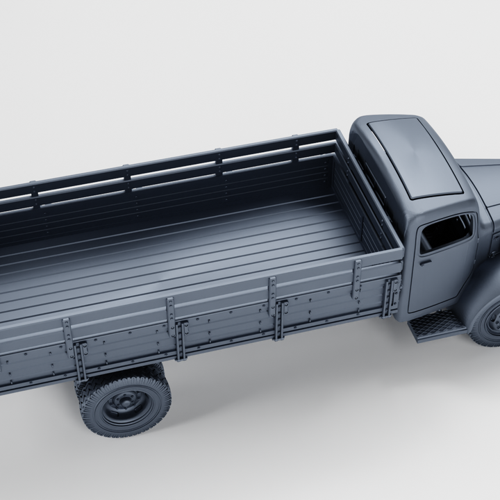 3D Printable Mercedes-Benz L4500 Heavy truck (Germany, WW2) by Wargame3d