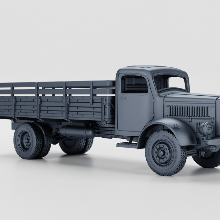 3D Printable Mercedes-Benz L4500 Heavy truck (Germany, WW2) by Wargame3d