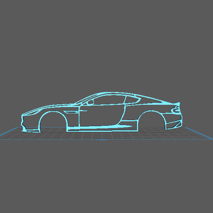 3D Printable Aston Martin - DB9 by Paul Wust