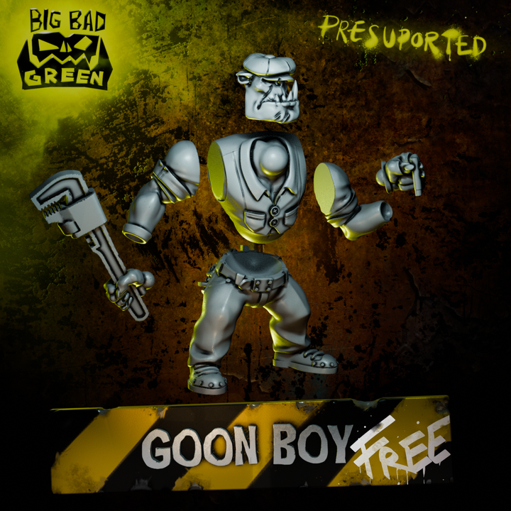 3D Printable GOON BOY by BIG BAD GREEN