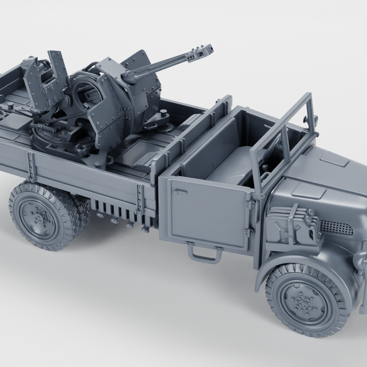 3D Printable Steyr 2000A with the 3cm Flak 38/103 Jaboschreck (Germany ...