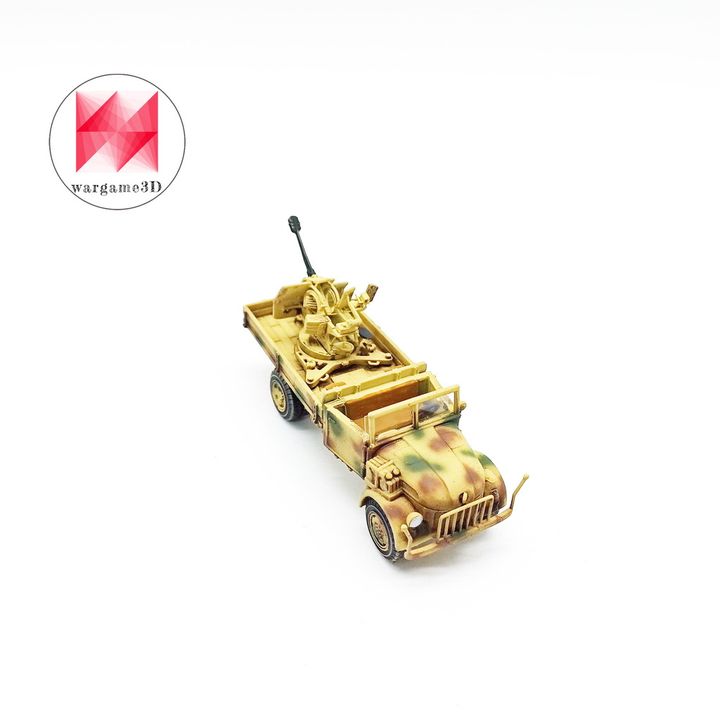 3D Printable Steyr 2000A with the 3cm Flak 38/103 Jaboschreck (Germany ...