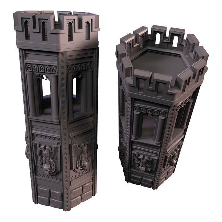 3D Printable Tower by Sergeant Hammer
