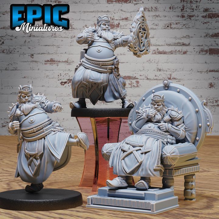 3D Printable False Emperor Set / Eastern Lord / Chinese King / Iron ...