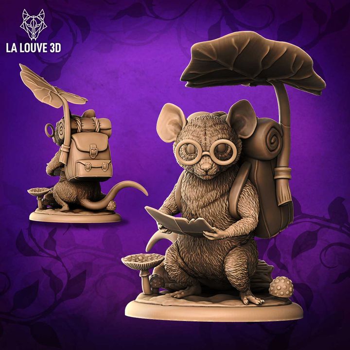 3D Printable November release: mice and toads by La Louve 3D