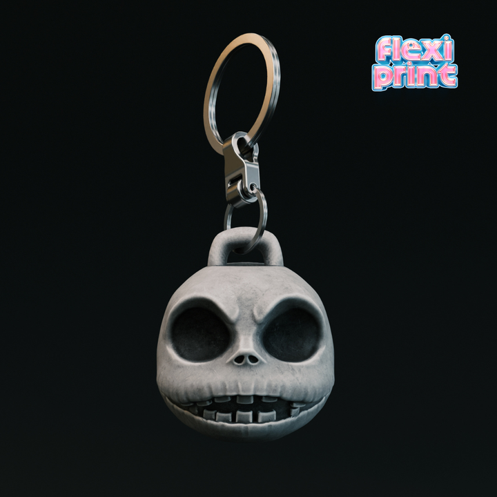 3D Printable Keychain Jack Head | Flexi Print by Flexi Print
