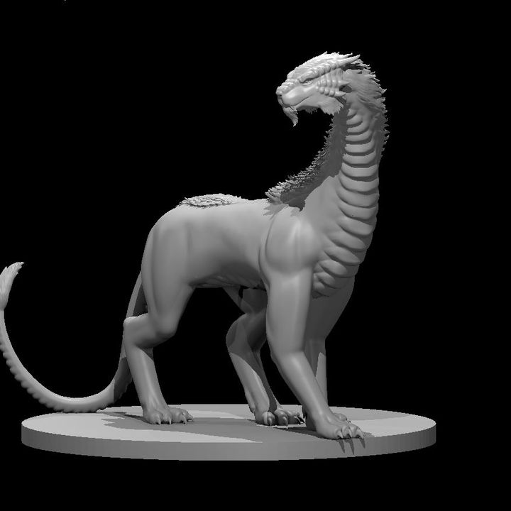 3D Printable Serpopard by Miguel Zavala