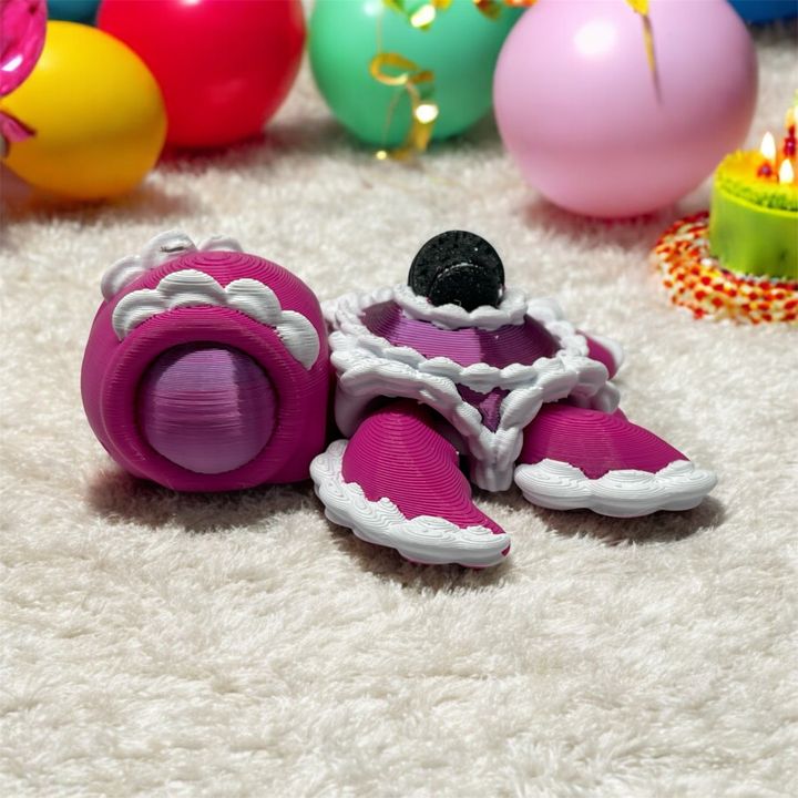 3D Printable Oreo Cake Turtle by Rebel Alicorn Designs