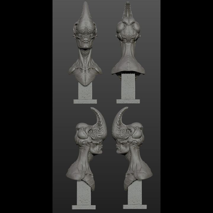 3D Printable Linguata by Monster Caesar Studios
