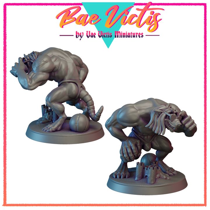 3D Printable Bae Victis : Rat Bae 32MM [PRE-SUPPORTED] by Vae Victis ...