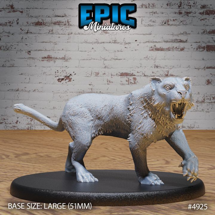 3D Printable Tiger Angry / Large Cat / Asia Animal / Forest Beast ...