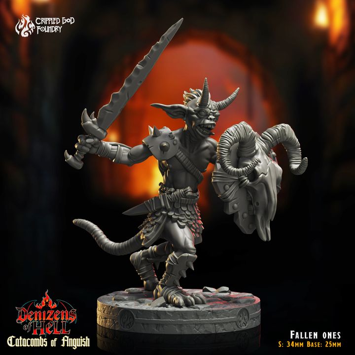 3D Printable Fallen ones by Crippled God Foundry