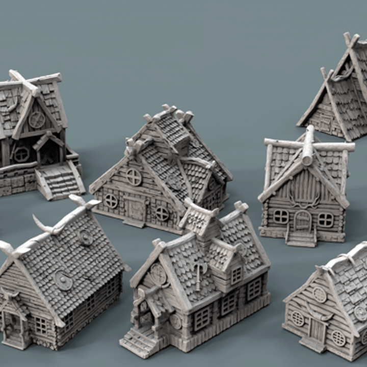 3D Printable Viking Village STL Collection – Build Your Own Norse ...