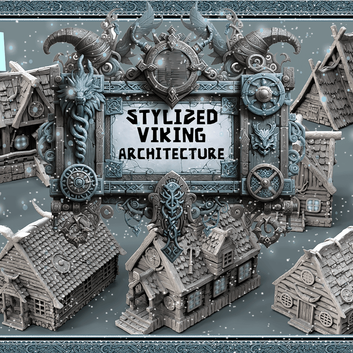 3D Printable Viking Village STL Collection – Build Your Own Norse ...