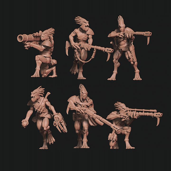 3D Printable Tharks Carnivores Alternatives - Greater God by TheGoodBrick