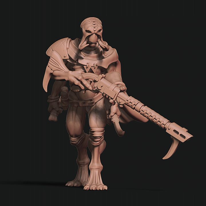 3D Printable Tharks Carnivores Alternatives - Greater God by TheGoodBrick