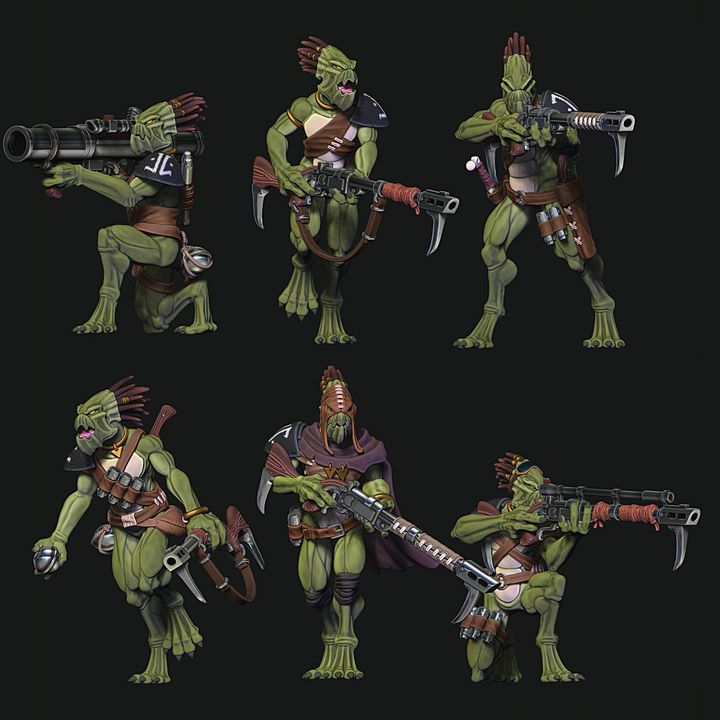 3D Printable Tharks Carnivores Alternatives - Greater God by TheGoodBrick