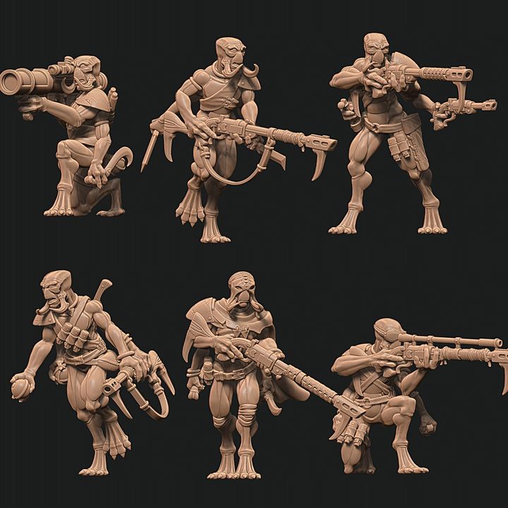 3D Printable Tharks Carnivores Alternatives - Greater God by TheGoodBrick