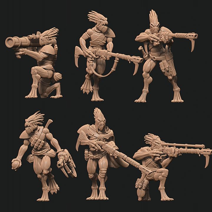 3D Printable Tharks Carnivores Alternatives - Greater God by TheGoodBrick